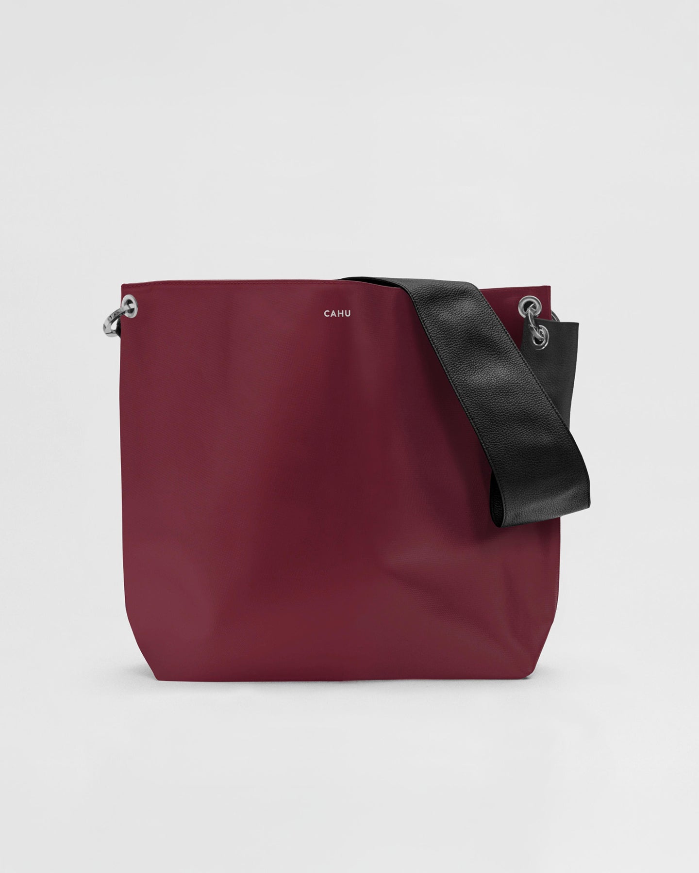 LE DIAGONAL BLACK BANDOULIERE | Sac En Toile PVC Imperméable | CAHU